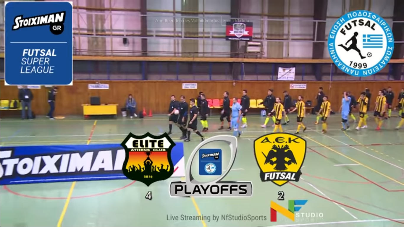 FUTSAL: Elite – ΑΕΚ 4-2